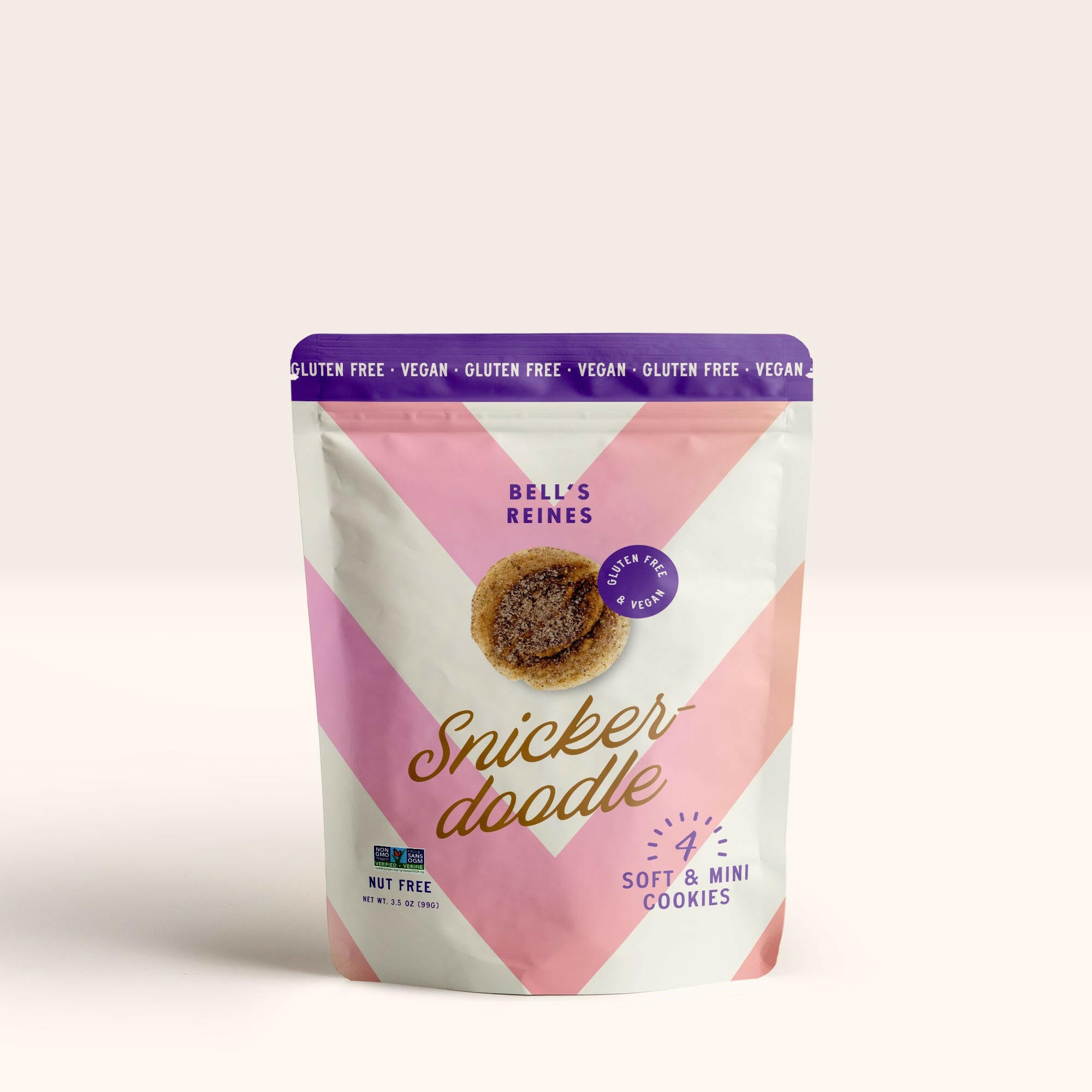 Gluten Free + Vegan Gourmet Soft Cookies - Snickerdoodle Snack Packs ...